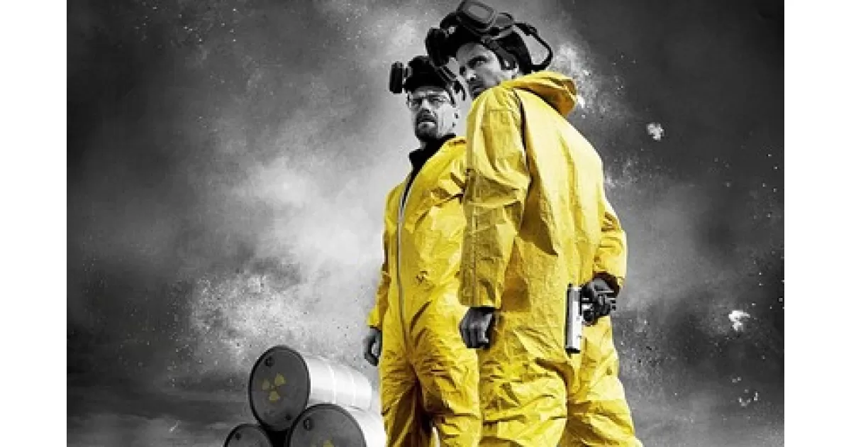 LARGE BREAKING BAD YELLOW JUMP SUITS TV SHOW PHOTO PRINT PREMIUM POSTER