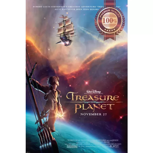 TREASURE PLANET 2002 DISNEY ORIGINAL MOVIE CINEMA PRINT PREMIUM POSTER