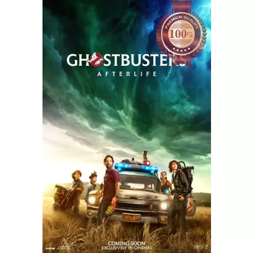 GHOSTBUSTERS AFTERLIFE V2 2021 CAST ORIGINAL MOVIE FILM PRINT PREMIUM ...